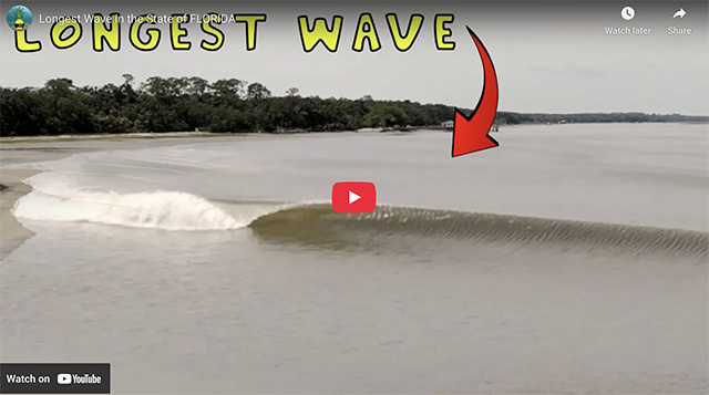 Ben Gravy: Longest Wave in the State of Florida - Surf Station Surf Report